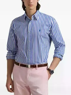 Polo Ralph Lauren Striped-pattern Button-down Shirt - Blue