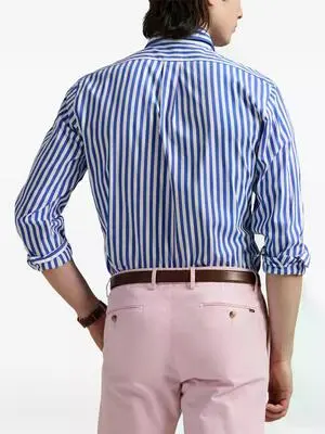 Polo Ralph Lauren Striped-pattern Button-down Shirt - Blue