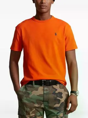 Polo Ralph Lauren Embroidered-logo T-shirt - Orange
