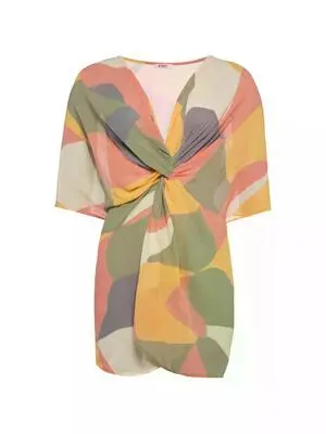 ERES Nuance Graphic Print Kaftan - Multicolour