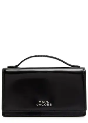 Marc Jacobs Glam Mirror Mini Glossed Leather Cross-body Bag