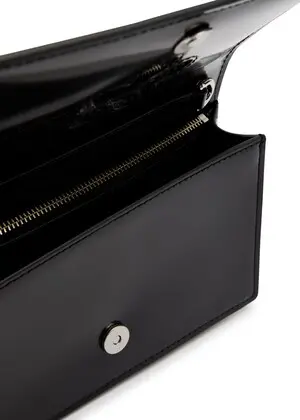 Marc Jacobs Glam Mirror Mini Glossed Leather Cross-body Bag