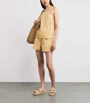 ERES Linen Camisole Blouse - Yellow