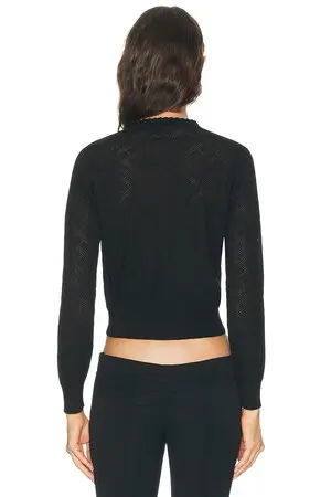 Burberry Pointelle Cardigan