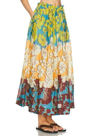 ALEMAIS Splice Midi Skirt