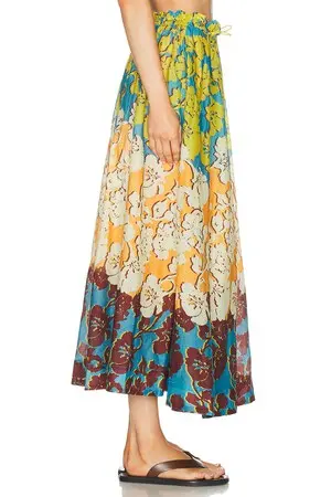 ALEMAIS Splice Midi Skirt