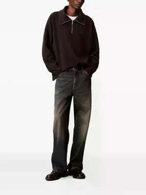 Calvin Klein Quarter-zip Logo-patch Sweater