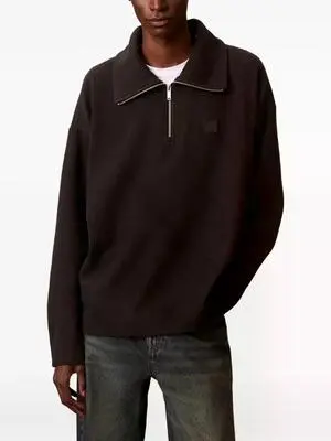 Calvin Klein Quarter-zip Logo-patch Sweater