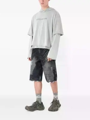 Camper Layered Hoodie - Grey