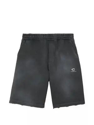 Camper Logo Raw Edge Hem Shorts