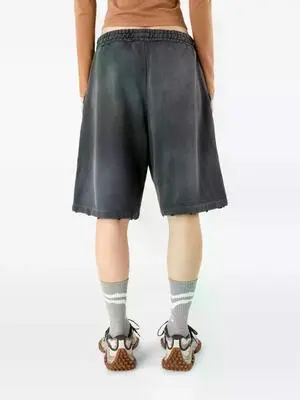 Camper Logo Raw Edge Hem Shorts