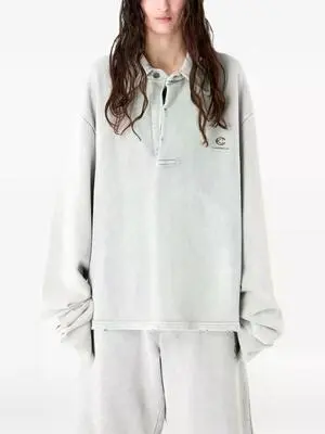 Camper Frayed Collar Sweatshirt
