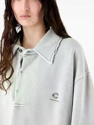 Camper Frayed Collar Sweatshirt