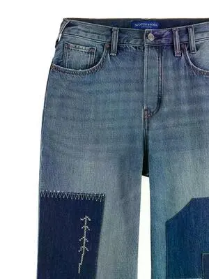 Scotch & Soda Patchwork Embroidered Jeans
