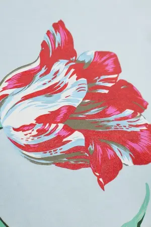 Kenzo Tulip Graphic" Cotton Knit T-shirt