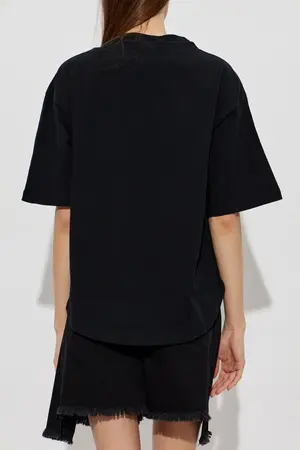 ALLSAINTS As" Crystal Appliqué Oversized T-shirt