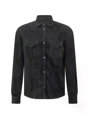 RENZO ROMAGNOLI Suede Shirt Jacket