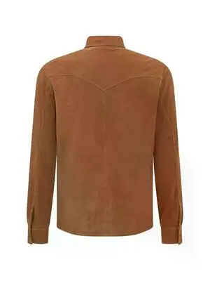 RENZO ROMAGNOLI Suede Shirt Jacket