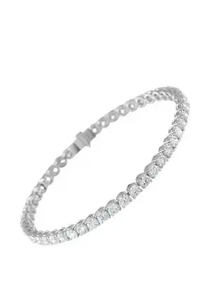 LB EXCLUSIVE 18k White Gold 8.0 Carat Diamond Tennis Bracelet - Silver