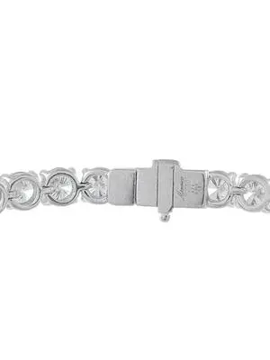 LB EXCLUSIVE 18k White Gold 8.0 Carat Diamond Tennis Bracelet - Silver