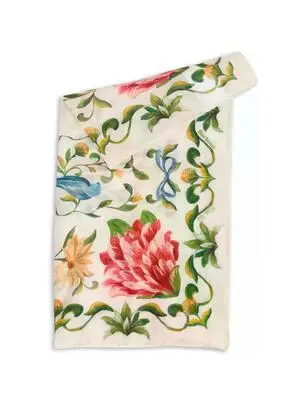Barbour Farm Rio Azelia Floral-print Scarf - Neutrals