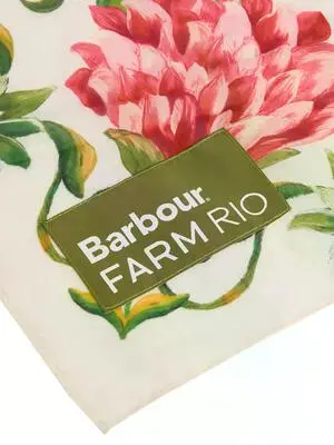 Barbour Farm Rio Azelia Floral-print Scarf - Neutrals