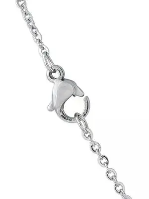 LB EXCLUSIVE Sapphire And Diamond Halo Necklace