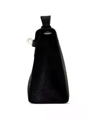 Hermès Kelly Pochette Ostrich Leather Clutch Bag - Black