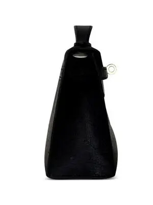 Hermès Kelly Pochette Ostrich Leather Clutch Bag - Black