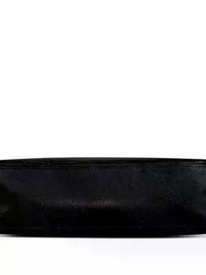 Hermès Kelly Pochette Ostrich Leather Clutch Bag - Black