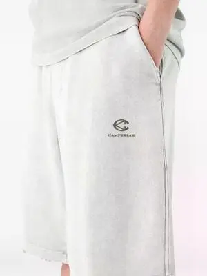 Camper Frayed Hem Track Shorts