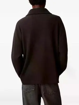 Calvin Klein Quarter-zip Logo Patch Sweater