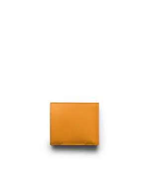 Prada Saffiano Leather Wallet With Coin Purse - Orange