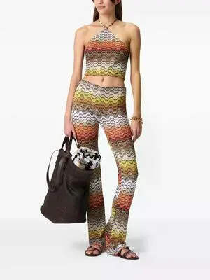 Missoni Patterned Halter-neck Top - Neutrals
