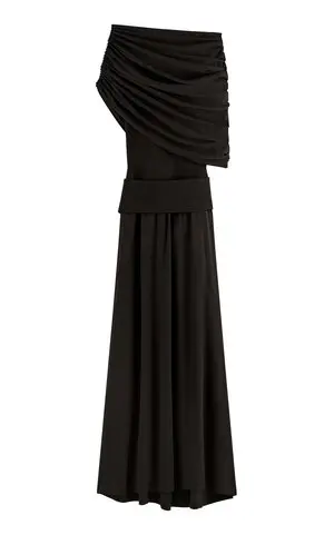 Arakii Mela Knitted Maxi Dress - Brown