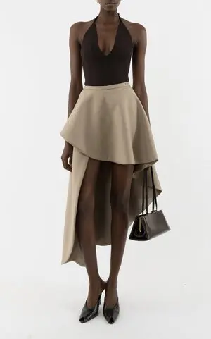 Arakii Spiral Asymmetrical Maxi Skirt