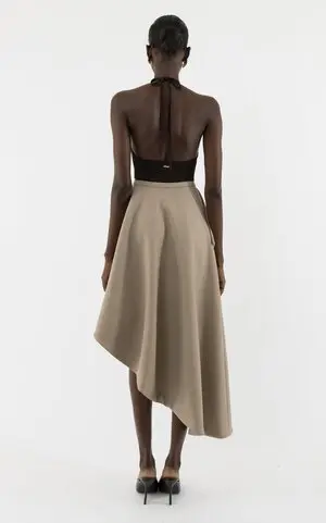 Arakii Spiral Asymmetrical Maxi Skirt