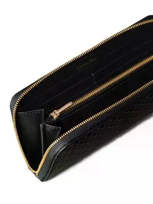 Calvin Klein Monogram-print Zip-around Wallet