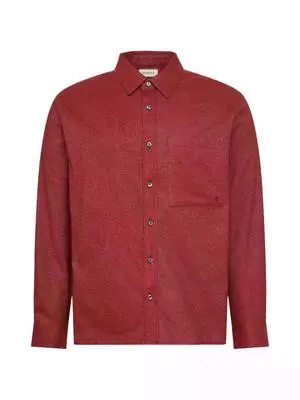 Calvin Klein Logo-embroidered Chest-pocket Shirt