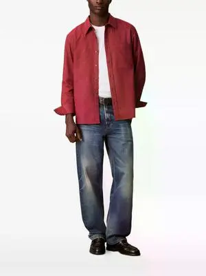 Calvin Klein Logo-embroidered Chest-pocket Shirt