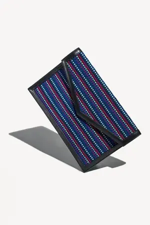 AMAMBAIH Large Woven Leather Folder Bag - Miro