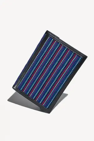 AMAMBAIH Large Woven Leather Folder Bag - Miro