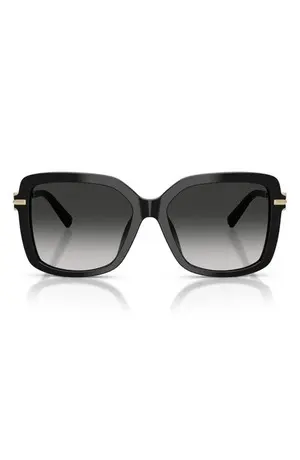 Tiffany & Co. Tiffany & Co. Square Frame Sunglasses Black/gray Gradient