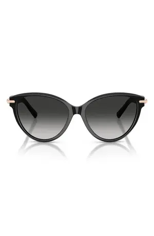 Tiffany & Co. Cat Eye Sunglasses - Black/grey Gradient