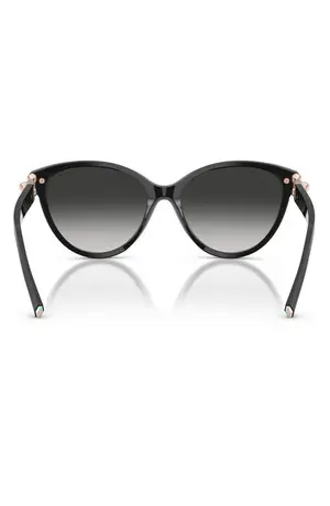 Tiffany & Co. Cat Eye Sunglasses - Black/grey Gradient