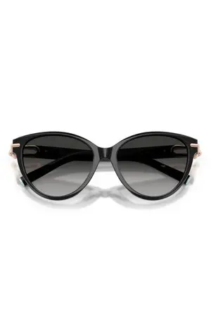 Tiffany & Co. Cat Eye Sunglasses - Black/grey Gradient