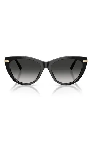 Tiffany & Co. Cat Eye Sunglasses - Black/grey Gradient