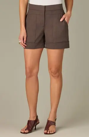 Wit & Wisdom Seam Detail Tailored Shorts