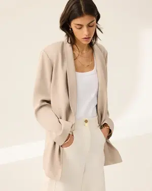 Mint Velvet Single Breasted Shawl Lapel Blazer