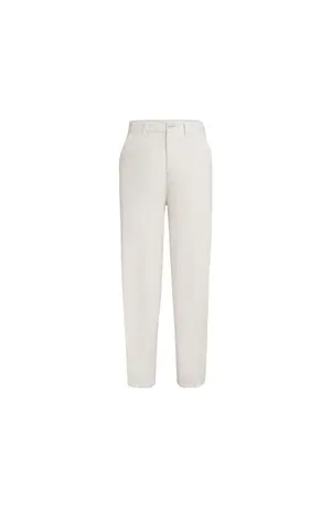 Brunello Cucinelli Linen Trousers With Drawstring Hem - Shell